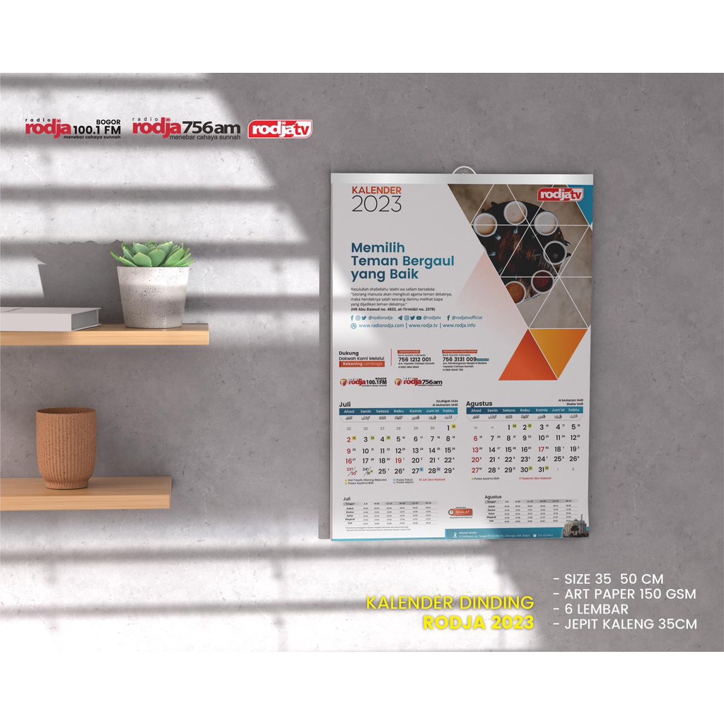 Jual Kalender Rodja 2023 | Shopee Indonesia