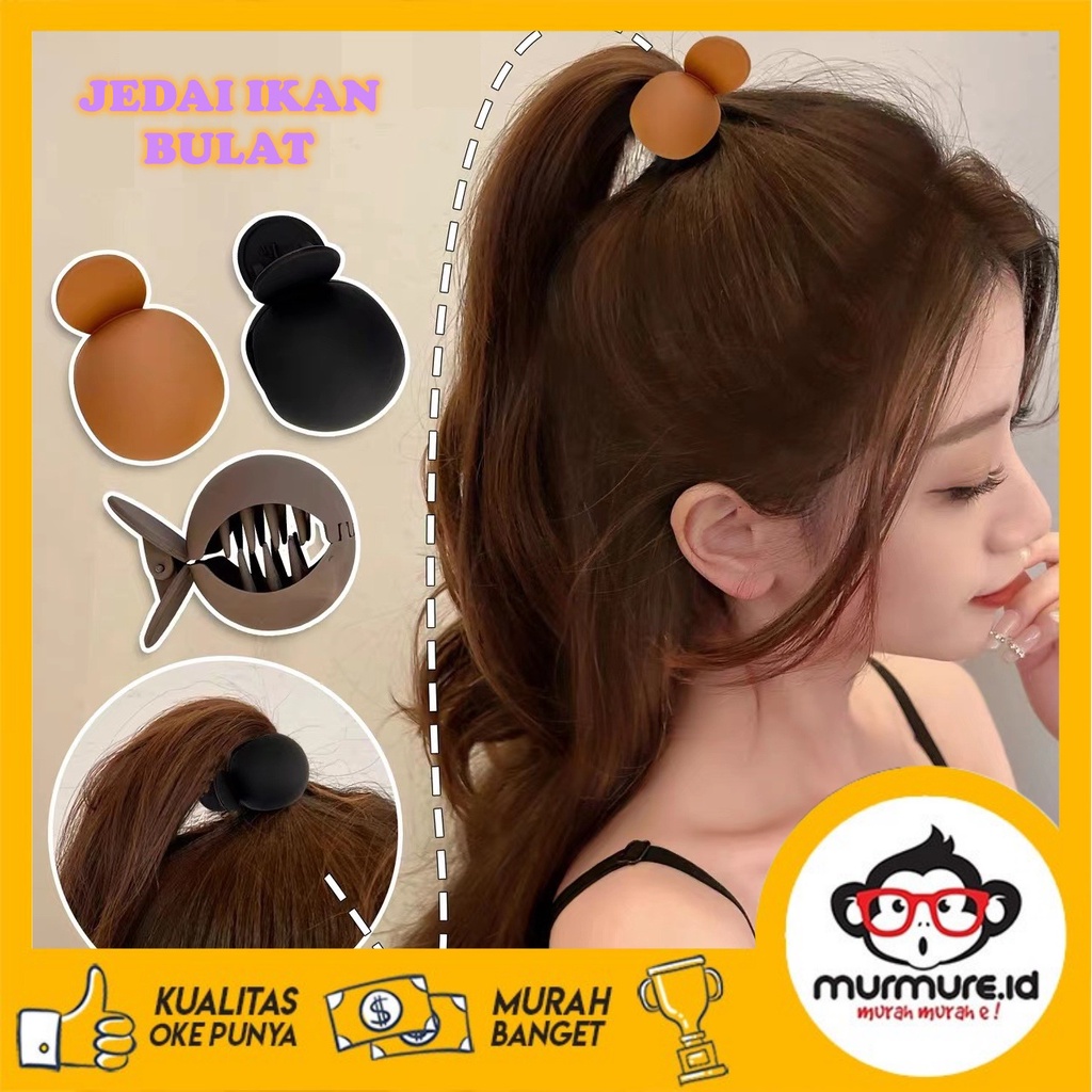 Jual MURMURE.ID | JEPIT RAMBUT IKAN JEDAI BULAT JEDAI DOFF IKAN JEPIT ...