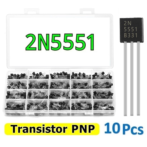 Jual 10 Pcs TRANSISTOR 2N5551 150V 600mA NPN TO-92 2N 5551 Power ...