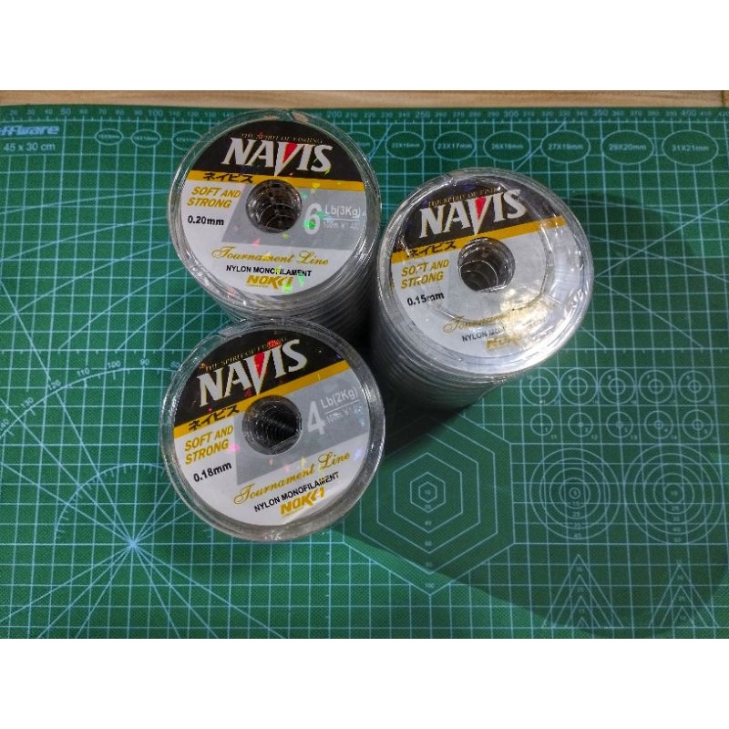 Jual Senar Pancing Navis Nylon monofilament 100M micro fishing kolam ...