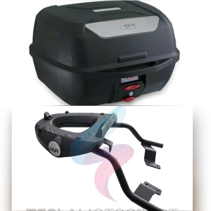 Jual Paketan Box Givi E 43 NTL Breket Bracket box Xmax Pcx Vario Adv 150 CBR 150 Nmax Aerox 155 ...
