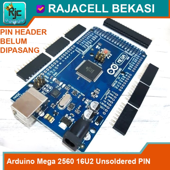 Jual Mega2560 16U2 Pin Header belum disolder Compatible Arduino Mega 2560 | Shopee Indonesia