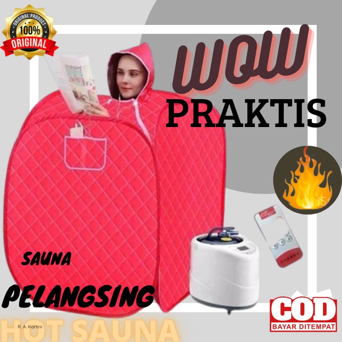 Jual ALAT PEMBAKAR LEMAK SAUNA ROOM PORTABLE SPA STEAM REMOTE | Shopee ...