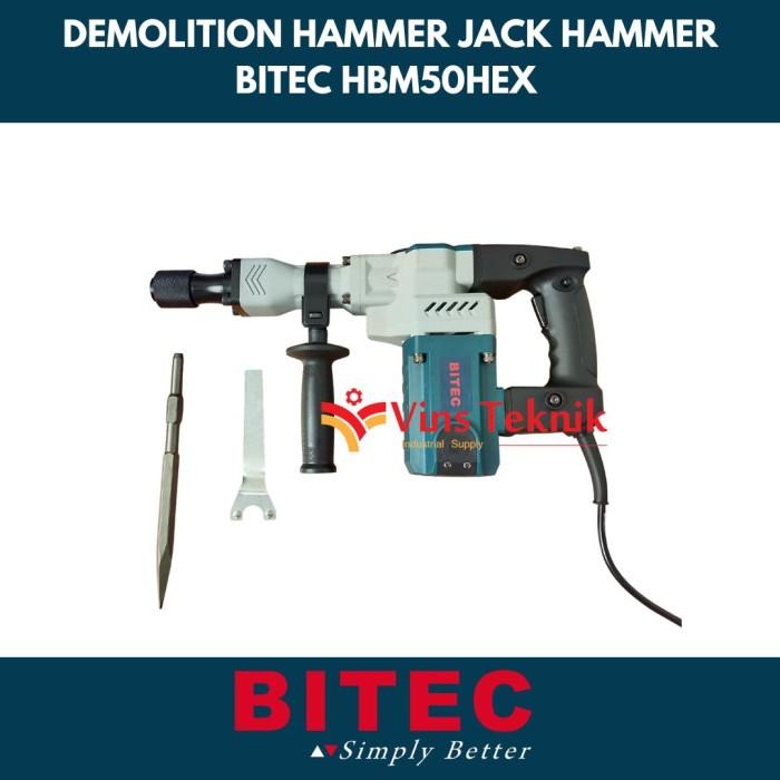 Jual Mesin Mesin Bobok Beton Demolition Jack Hammer Hbm50Hex Bitec Hbm 50 Hex | Shopee Indonesia