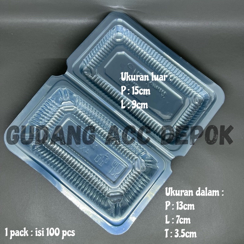 Jual MIKA PLASTIK MIKA BENING 4C 4XC / TEMPAT MAKANAN KUE NASI KUNING ...