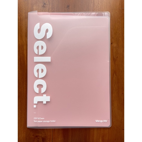 Jual WENGU 6 Pocket Clear File Holder ukuran F4 Document Folder Map ...