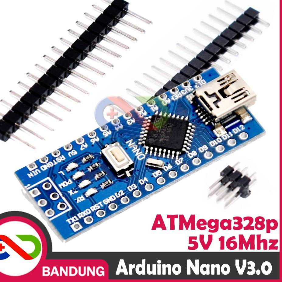 Jual Murah GVL8R ARDUINO NANO V3 ATMEGA328P-PU 5V ARDUINO NANO ATMEGA328 TANPA KABEL DATA MINI ...