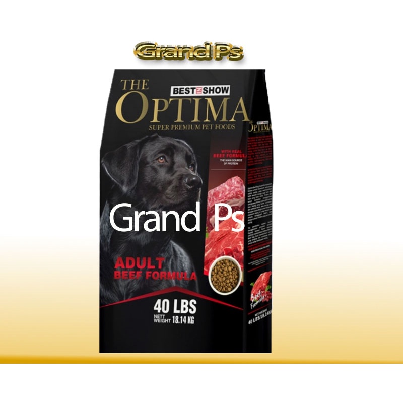 Jual Dog Food Optima Adult Beef 18,14kg Grab/Gojek | Shopee Indonesia