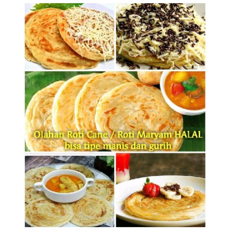 Jual Roti Cane Roti maryam big size tebal roti canai halal dan murah ...