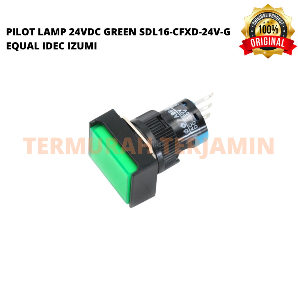 Jual PILOT LAMP 24VDC GREEN SDL16-CFXD-24V-G EQUAL IDEC IZUMI | Shopee ...