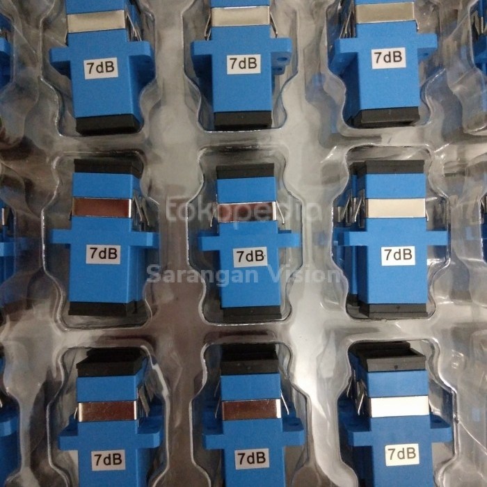 Jual Atteneuator SC 7dB Adapter Fiber Optic SC UPC atteunator 7dB FO ...
