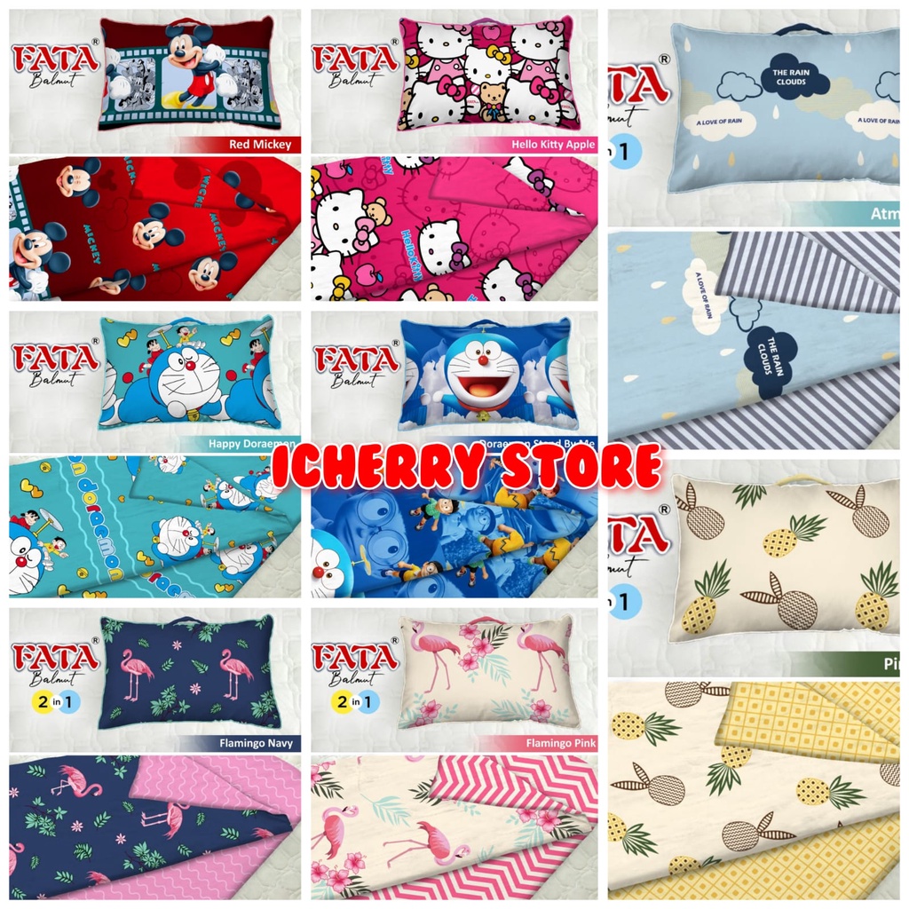 Jual Balmut Bantal Selimut 2in1 Fata 3D 160x200 Motif Doraemon Stan By ...