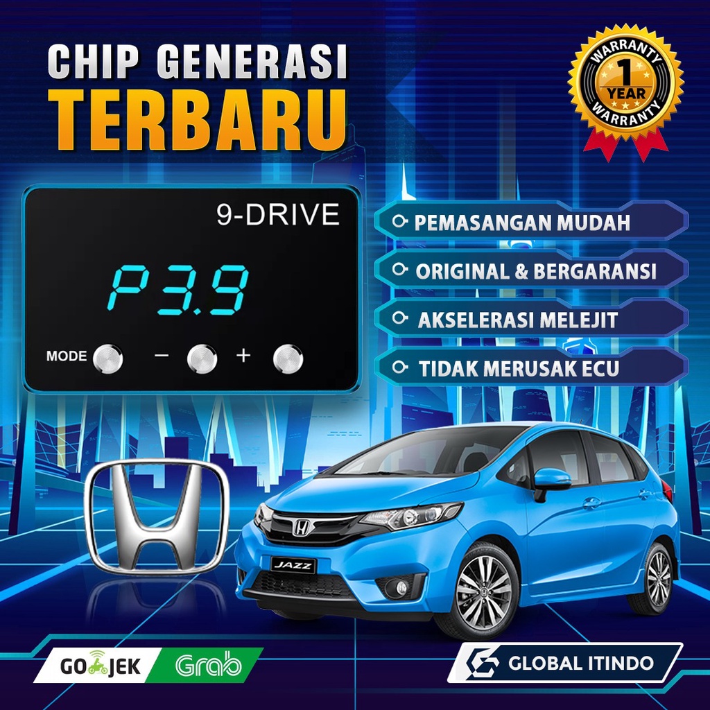 Jual 9 Drive Honda Jazz GK5 Piggyback Throttle Controller ECU Remap | Shopee Indonesia