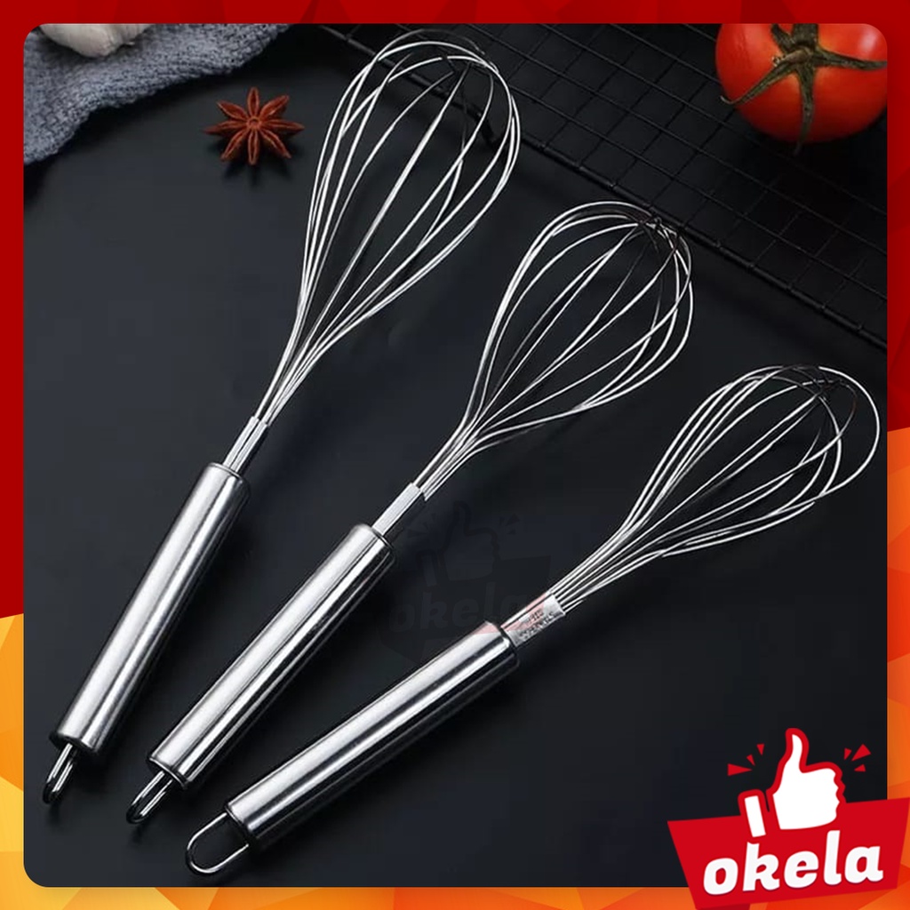 Jual Okela - Kocokan Telur Stainless Steel Pengocok Adonan Kue Balon ...