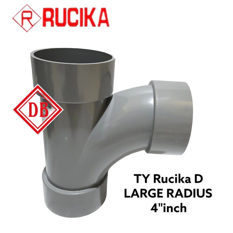 Jual TEE Y RUCIKA D 4"inch/LARGE RADIUS 3"/SAMBUNGAN PIPA | Shopee ...