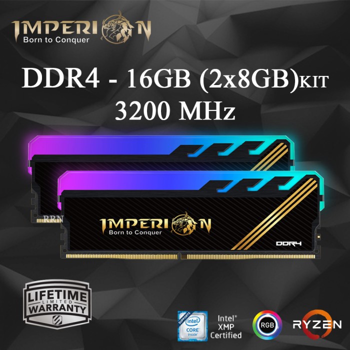 Jual RAM IMPERION RGB DDR4 16GB (2X8GB) 3200MHz KIT RAM PC RGB GAMING ...