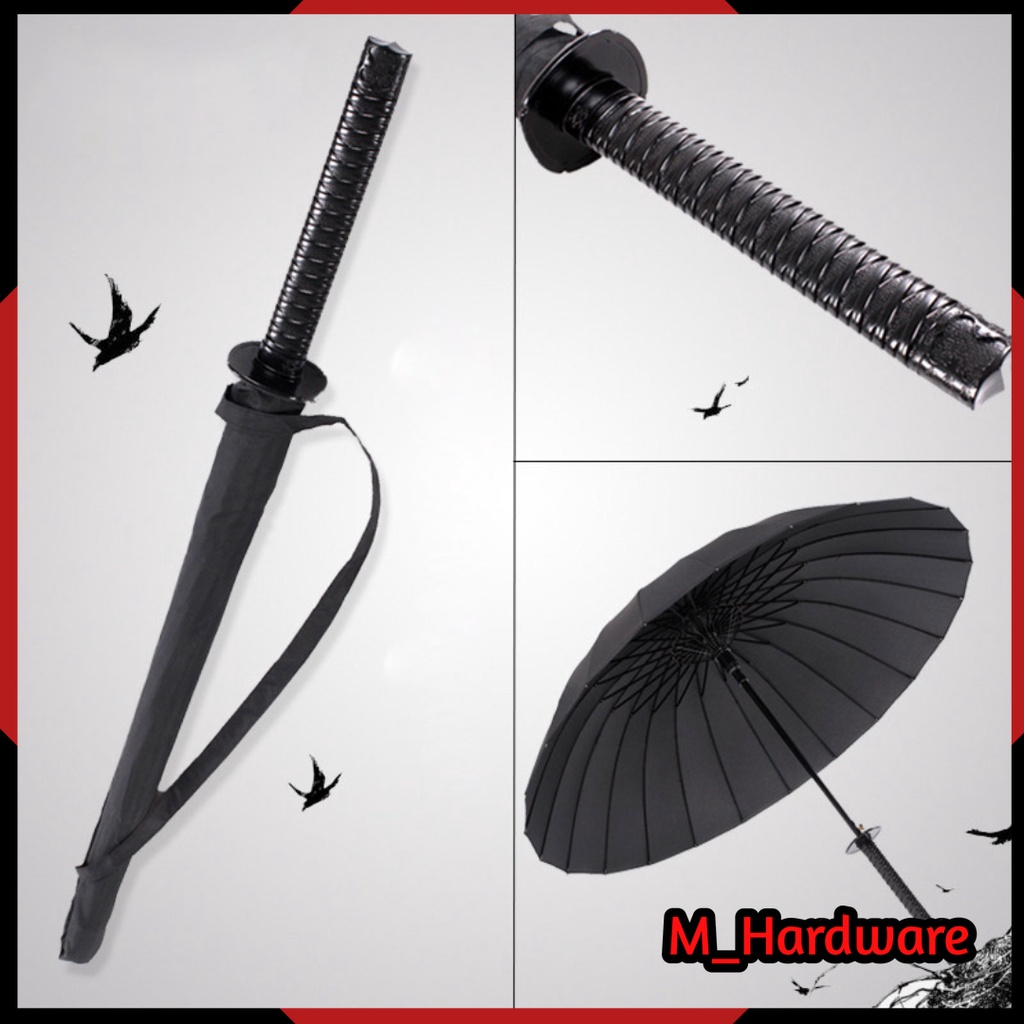 Jual Payung Unik Jepang Bentuk Pedang Samurai Katana HHYUKIMI - B062 ...