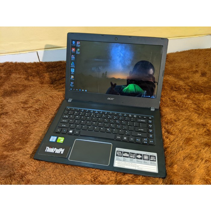 Jual [Laptop / Notebook] Laptop Gaming Desain Acer Aspire E5-475G Core I3 6006U Nvidia Mulus ...