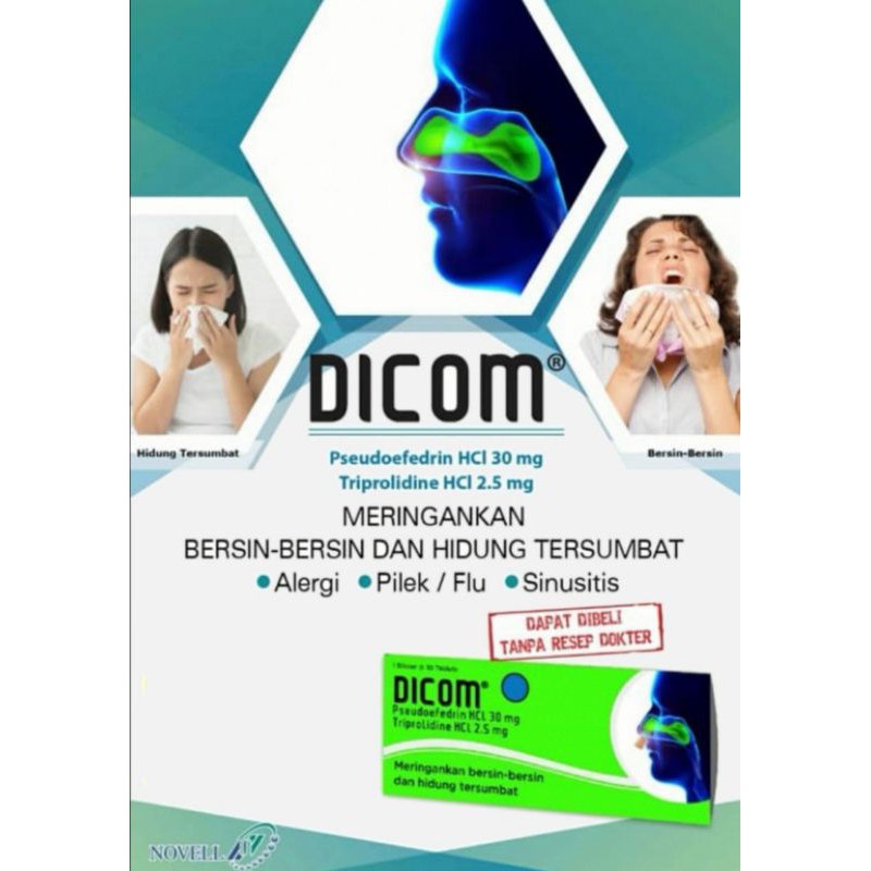 Jual obat flu pilek bersin dicom | Shopee Indonesia