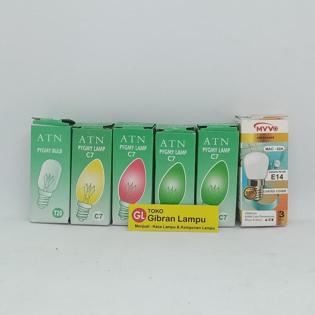 Jual LED Kulkas MYVO ATN - Lampu LED Kulkas Fitting E12 E14 E17 ...
