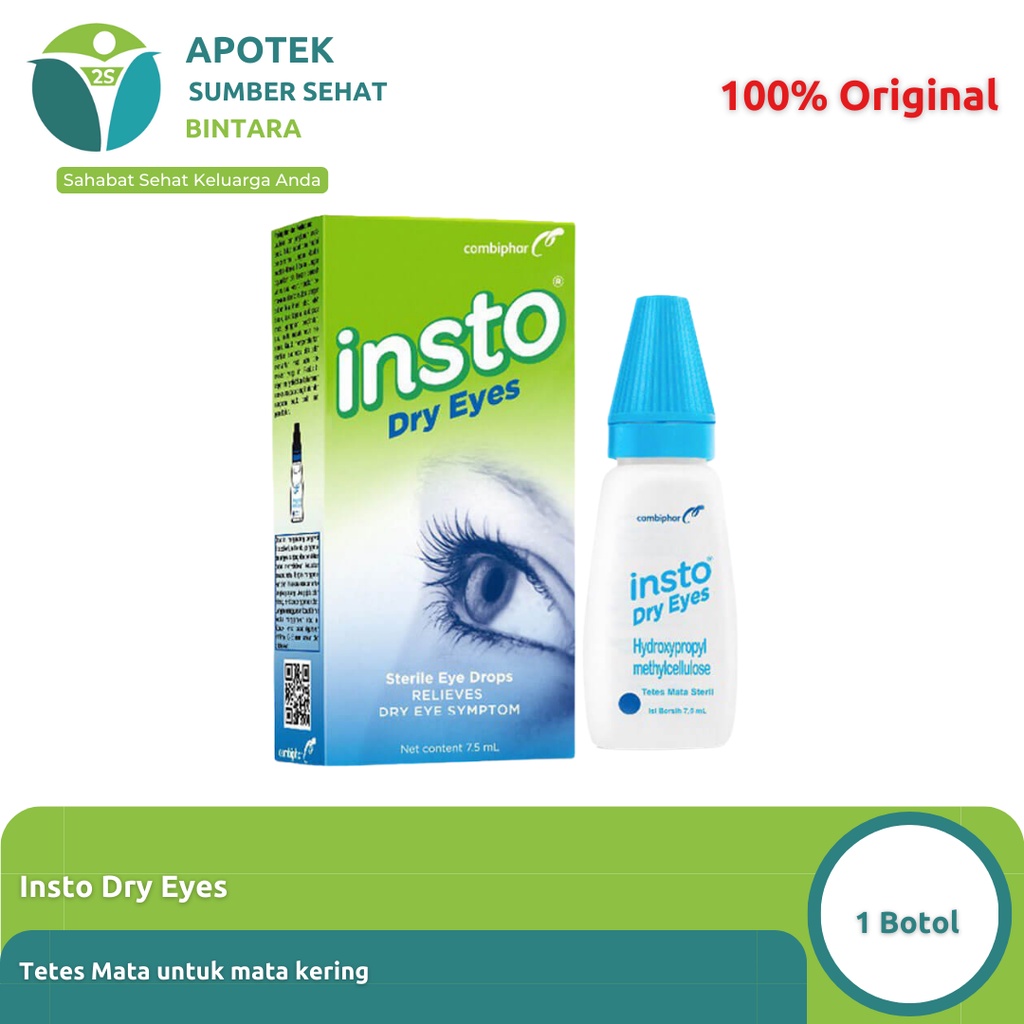Jual Insto Dry Eyes Tetes mata khusus mata kering 1 botol | Shopee ...