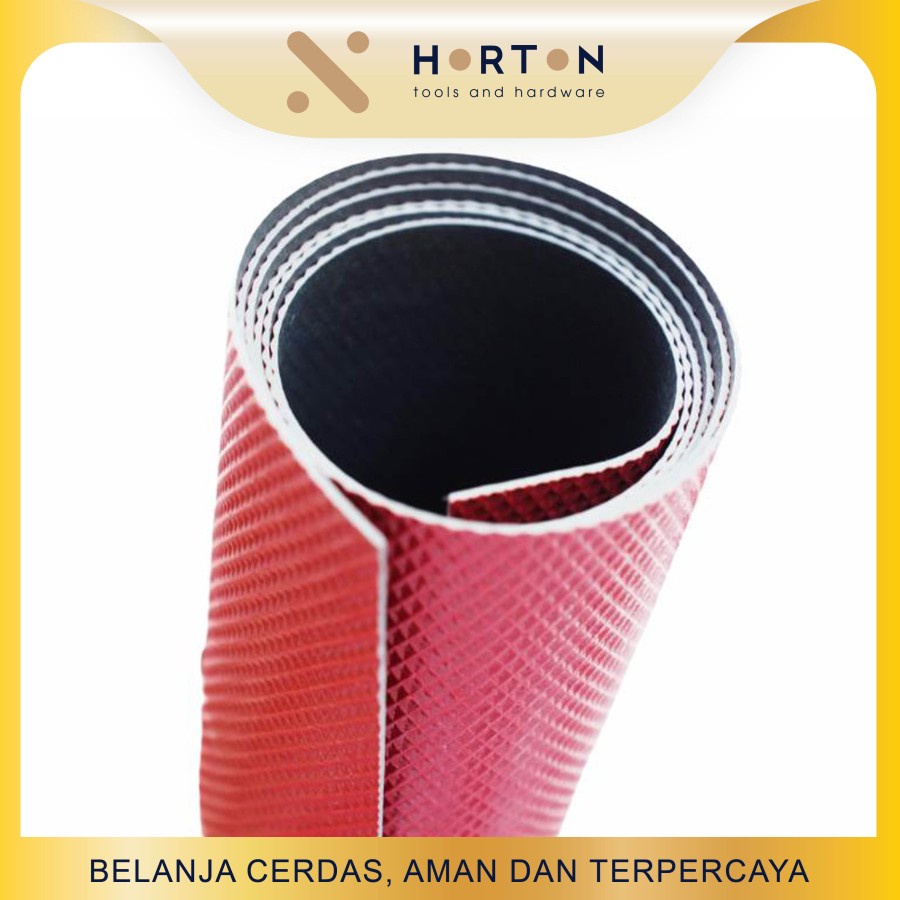 Jual Karpet Talang Air / Karpet Talang Penutup Atap Hitam-Merah 55cm Per Roll | Shopee Indonesia