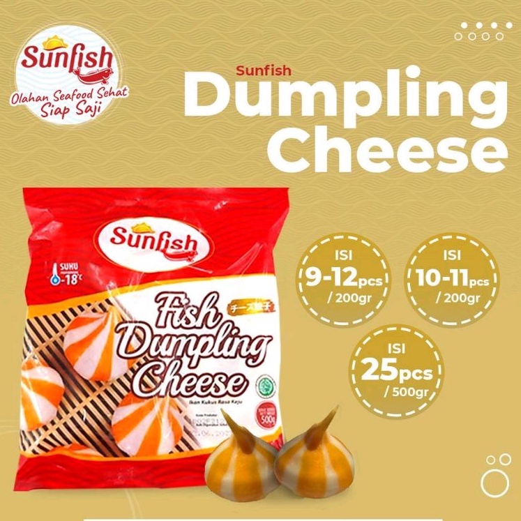 Jual SUNFISH Fish Dumpling Cheese 500gr - 1 Pack | Shopee Indonesia