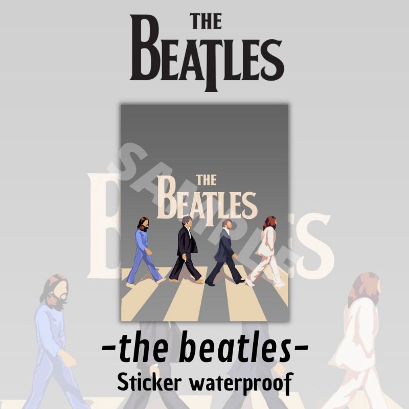 Jual STICKER THE BEATLES ABBEY ROAD (WATERPROOF) | Shopee Indonesia