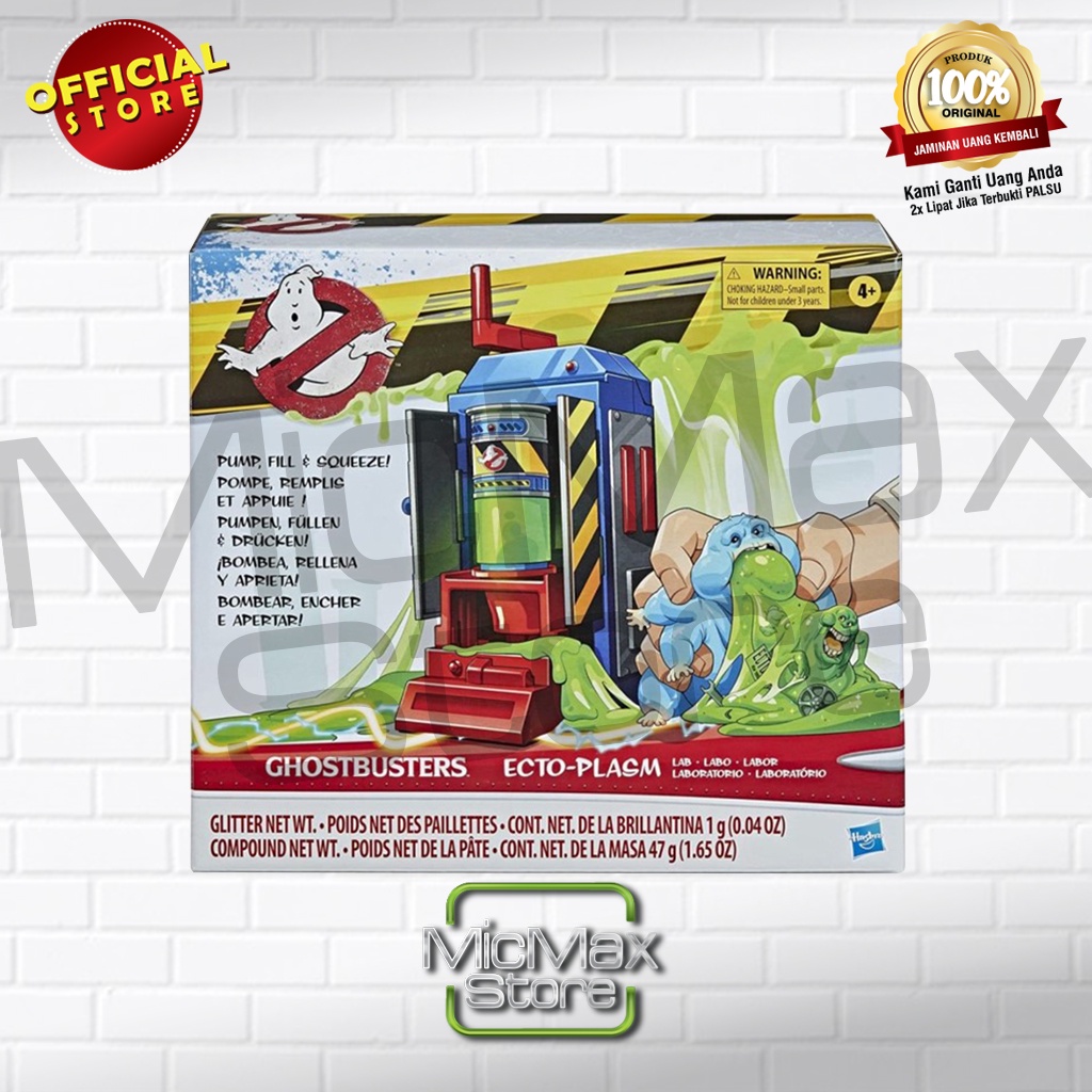 Jual Ghostbusters Ecto Plasm Lab with Slimer Ectoplasm Slime HENE9545 ...