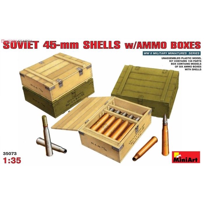 Jual Miniart 35073 1/35 Soviet 45-mm Shells w/Ammo Boxes | Shopee Indonesia