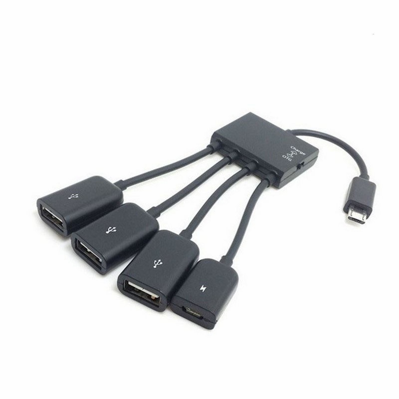 Jual 4in1 Otg Micro USB Hub Charge Kabel Micro 3 Port USB Female otg ...