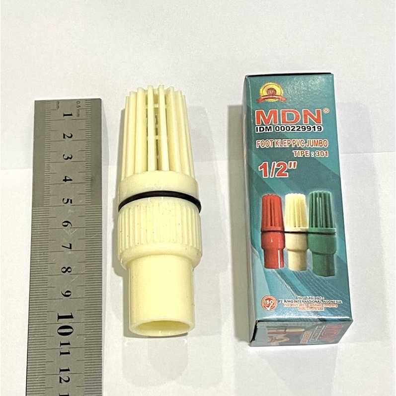 Jual MDN 1/2”inci Foot klep pvc jumbo 1/2 inci Saringan air klep pipa ...