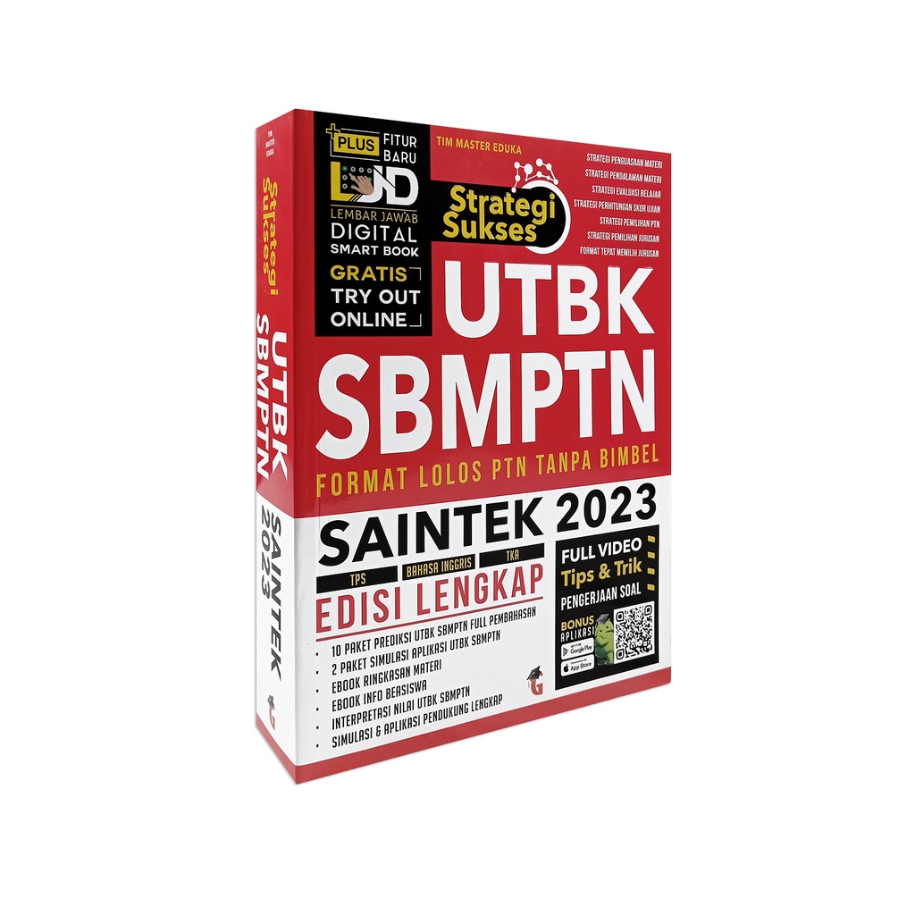 Jual BUKU UTBK SBMPTN SAINTEK 2023 - BUKU UTBK SAINTEK - STRATEGI SUKSES UTBK SBMPTN SAINTEK ...