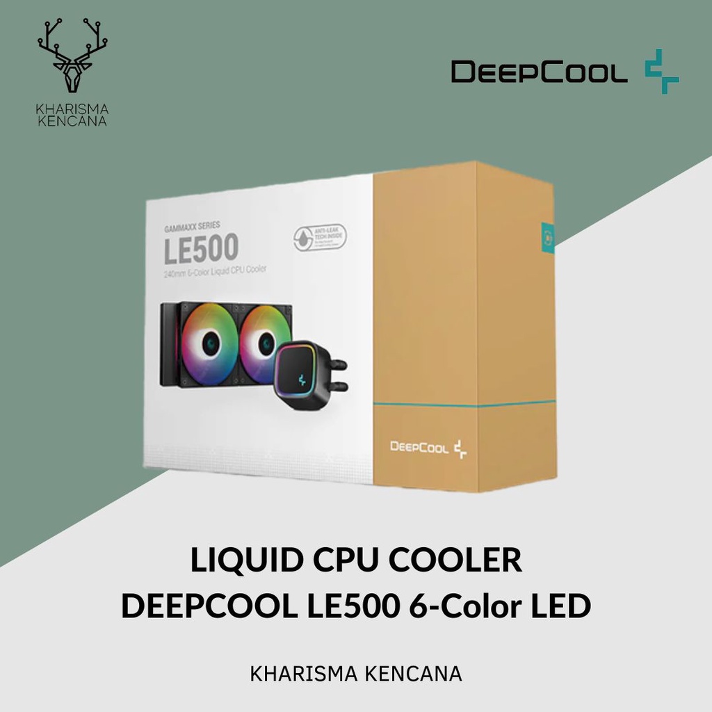Jual LIQUID CPU COOLER DEEPCOOL LE500 6-Color LED | Shopee Indonesia