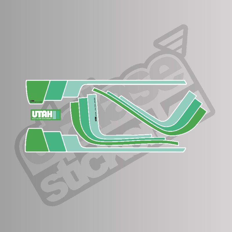 Jual striping sticker UTAH vespa Exclusif, Px, dll ukuran universal ...