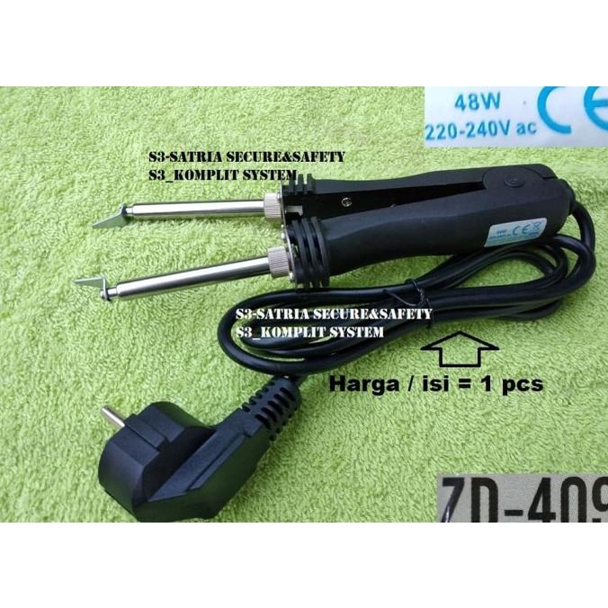Jual Tweezer Solder cabang 2 Mata Double Jepit IC SMD LED Dobel ...