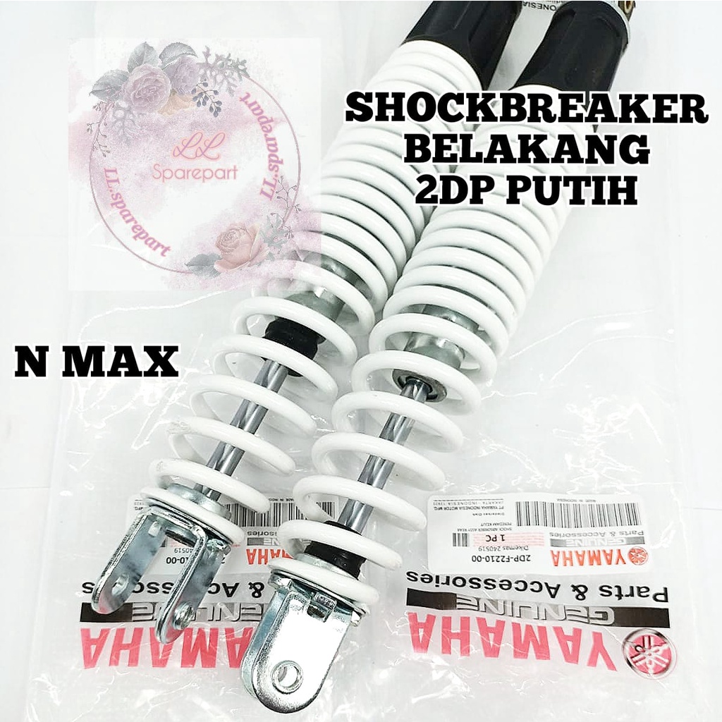 Jual SHOCKBREAKER SHOCK BELAKANG YAMAHA 2DP NMAX PUTIH KUALITAS ASLI ORIGINAL YAMAHA PRESISI ...