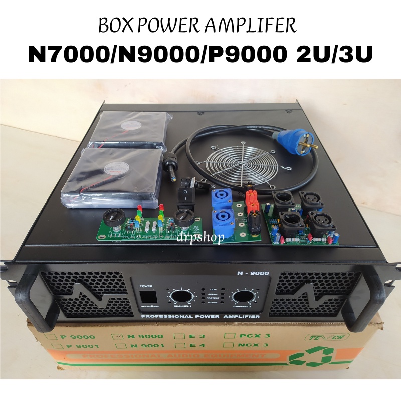 Jual Box power amplifier rakitan lengkap asesoris N7000 N9000 P9000 2U 3U | Shopee Indonesia