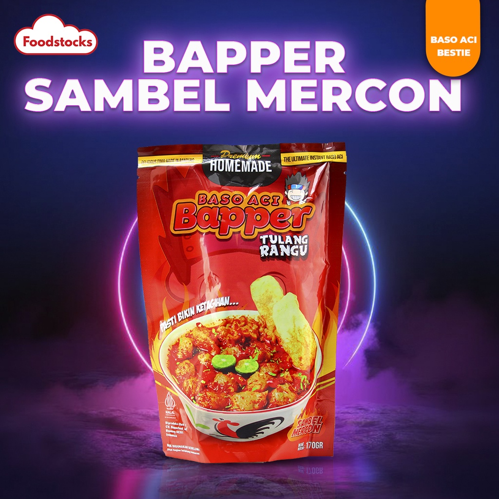 Jual Baso Aci Bapper Tulang Rangu Sambel Mercon Kuah Pedas 220gr ...