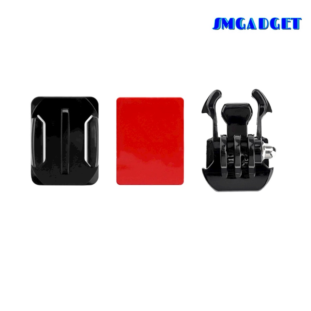 Jual Curved Mount & Hook Helm Camera Gopro Xiaomi Bpro Kamera Action ...
