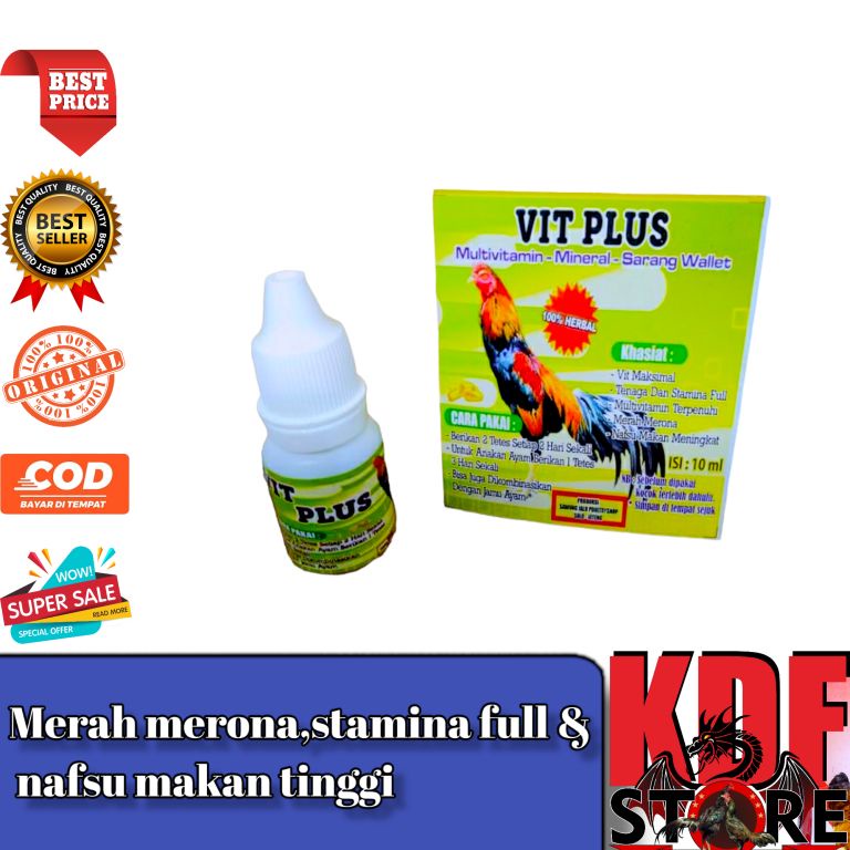Jual VIT PLUS MULTIVITAMIN TETES UNTUK AYAM MERPATI UNGGAS - 1 Saset ...