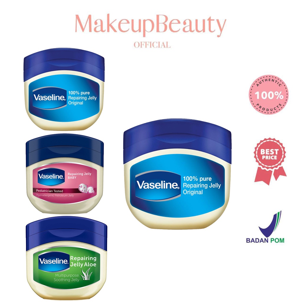 Jual VASELINE Repairing Petroleum Jelly Lotion Pure 50ml / 100ml ...