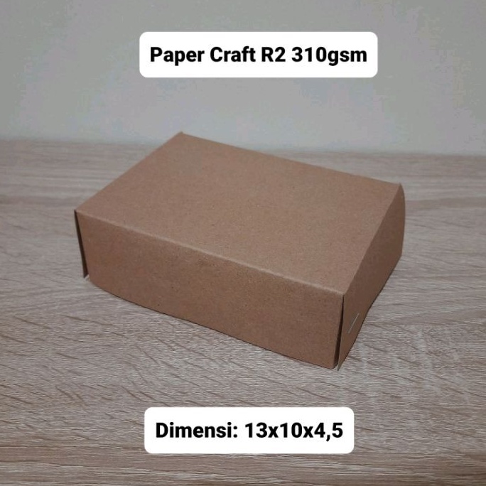 Jual dus snack kraft /paper box craft polos box snack hajatan prasmanan ...