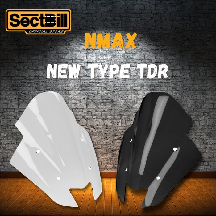 Jual Windshield Visor Sectbill NMAX NEW TYPE TDR Premium Tebal 3mm ...