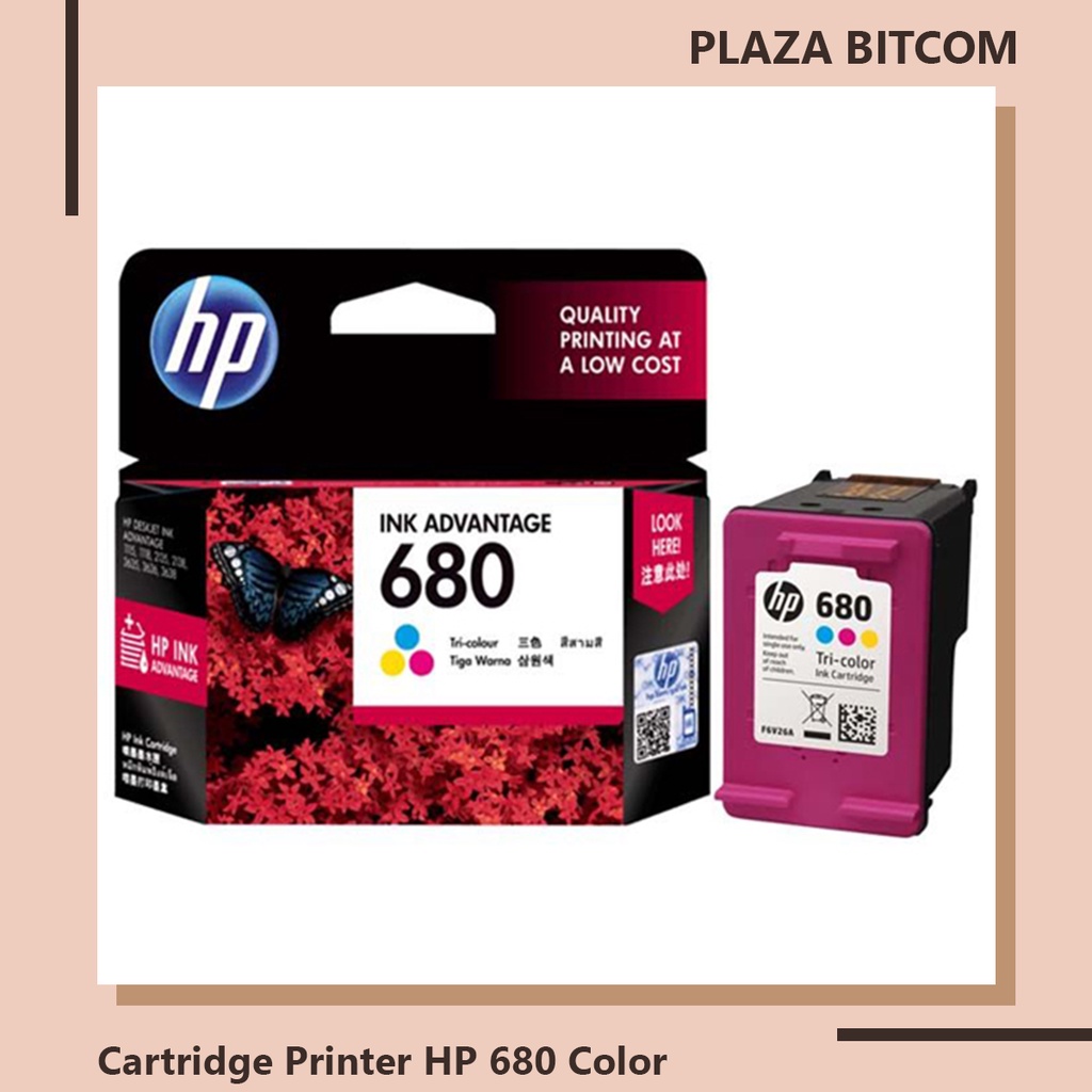 Jual Cartridge Printer HP 680 Color | BITCOM PLAZA | Shopee Indonesia