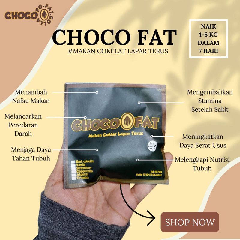 Jual CHOCOFAT COKLAT PENGGEMUK | Shopee Indonesia