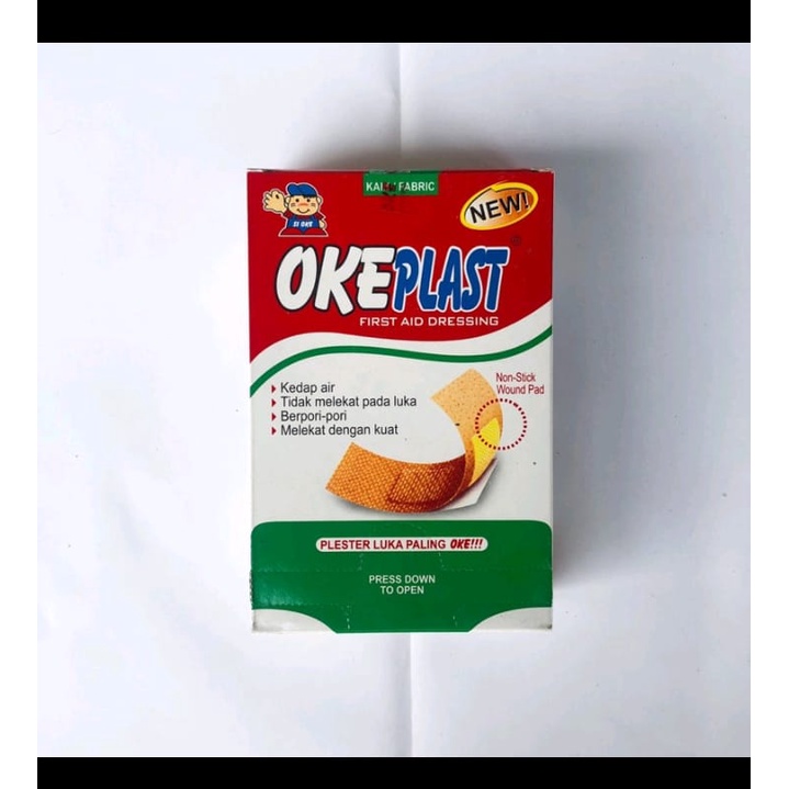 Jual OKEPLAST / PLASTER OKE PLAST ISI 100strip | Shopee Indonesia