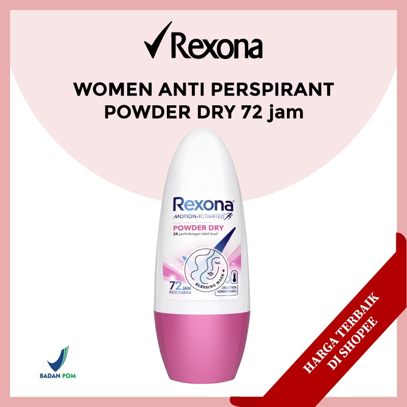 Jual Rexona Men Deodorant Roll On | Rexona Women Deodorant Roll On Antiperspirant - 72 Jam ...