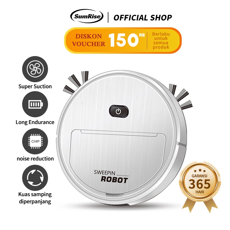 Jual Sumrise Robot Vacum/Robot Cleaner/Vacuum Cleaner Penyedot Debu ...