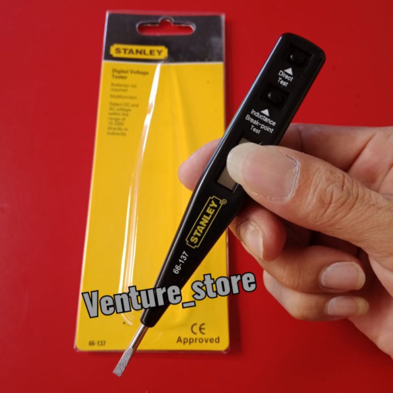 Jual Obeng Tespen Digital AC DC Voltage Tester Stanley 66-137 | Shopee ...